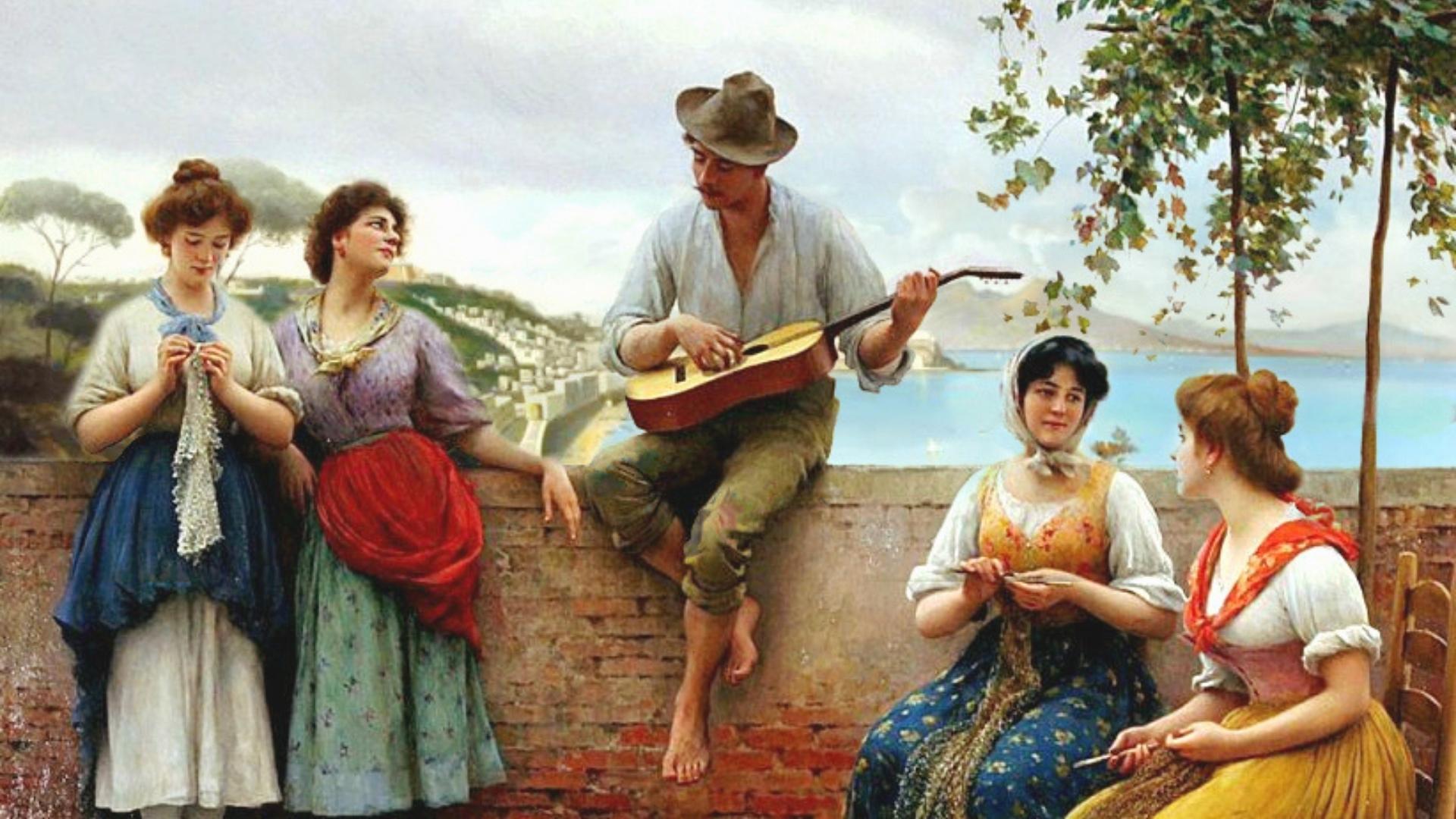 Ancient musical instruments of the music of the Naples tradition ...